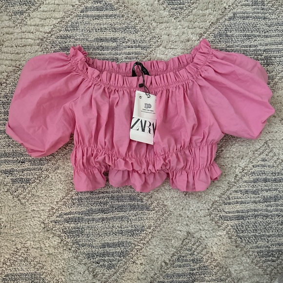 Zara | Tops | Nwt Zara Cropt Top | Poshmark